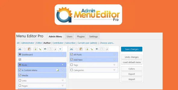 Admin Menu Editor Pro - Plugins VIP